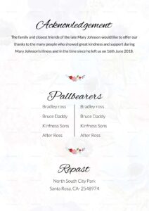 Printable Funeral Resolution Template - Fillable Form 2023