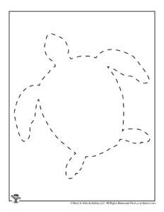 Sea Turtle Shape Template Printable Woo Jr Kids Activities Children S ...