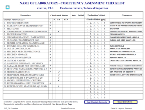 Printable Competency Assessment Template - Fillable Form 2023