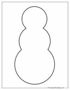 26 Snowman Templates Free PDF Printables - Fillable Form 2025
