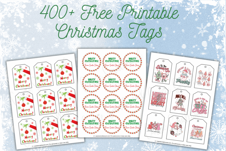 Free Printable Editable Christmas Gift Tags - Fillable Form 2025