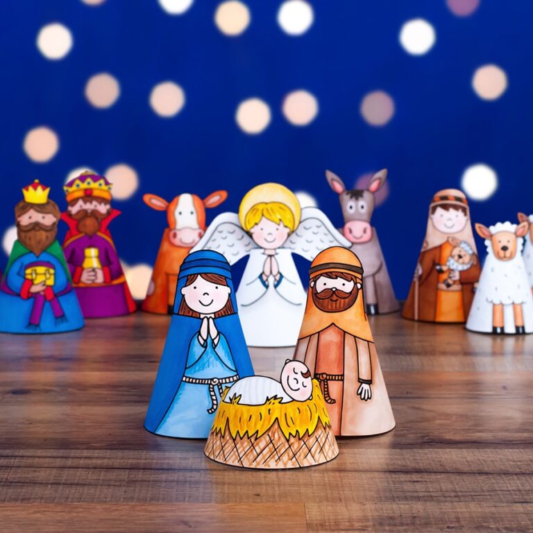 Free Printable Nativity Scene Patterns - Fillable Form 2025