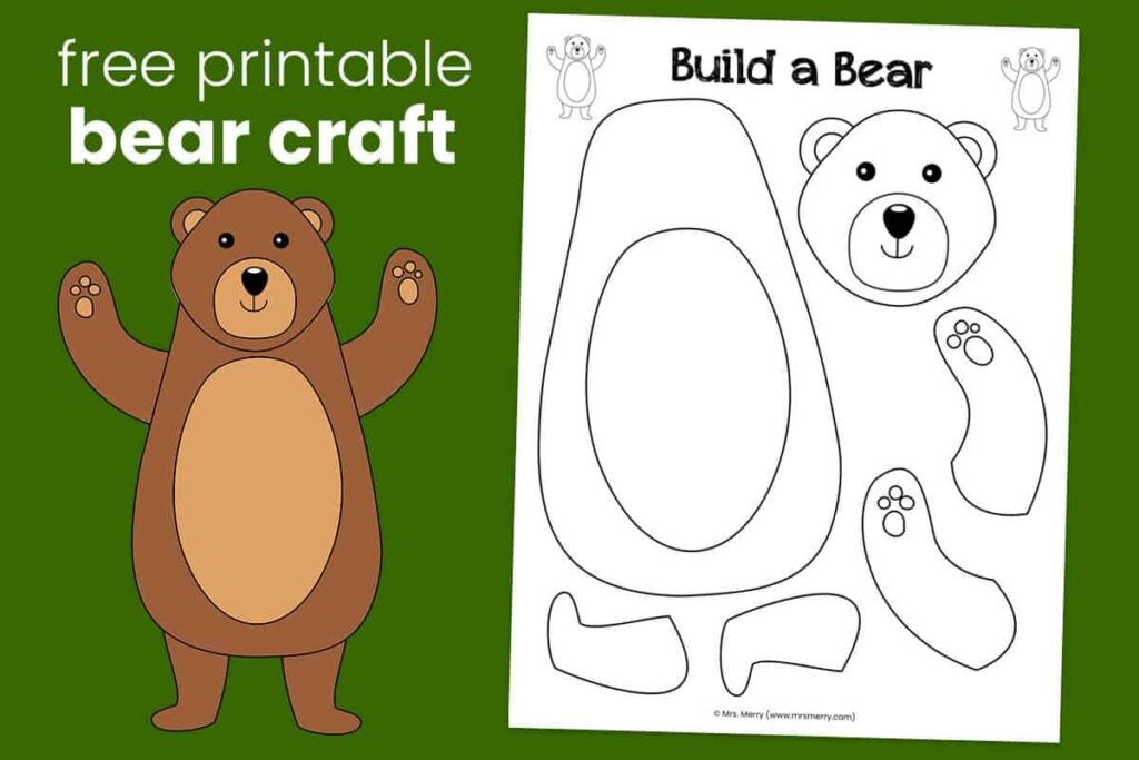 Build A Bear Craft For Kids Free Printable Mrs Merry - Fillable Form 2025