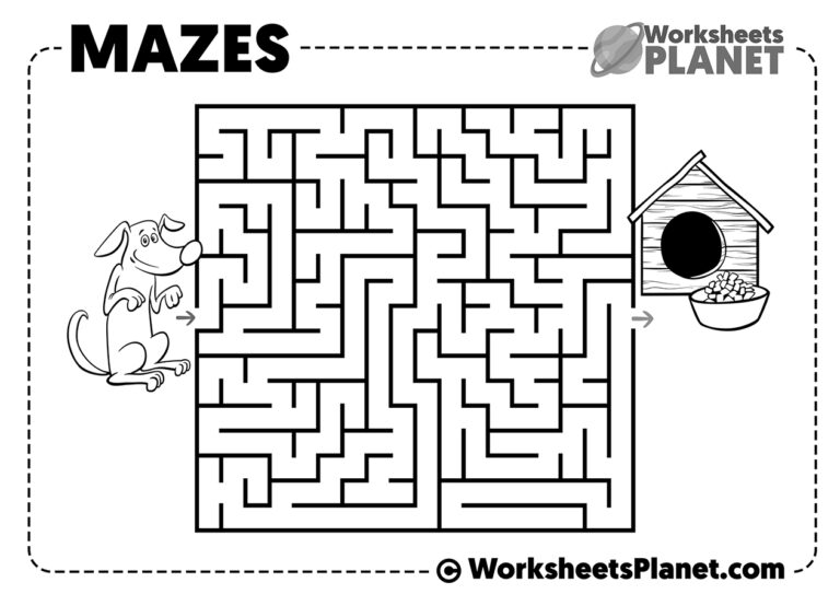 Printable Mazes For 1St Graders - Fillable Form 2025