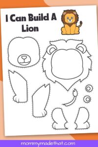 Free Printable Lion Craft Template - Fillable Form 2025