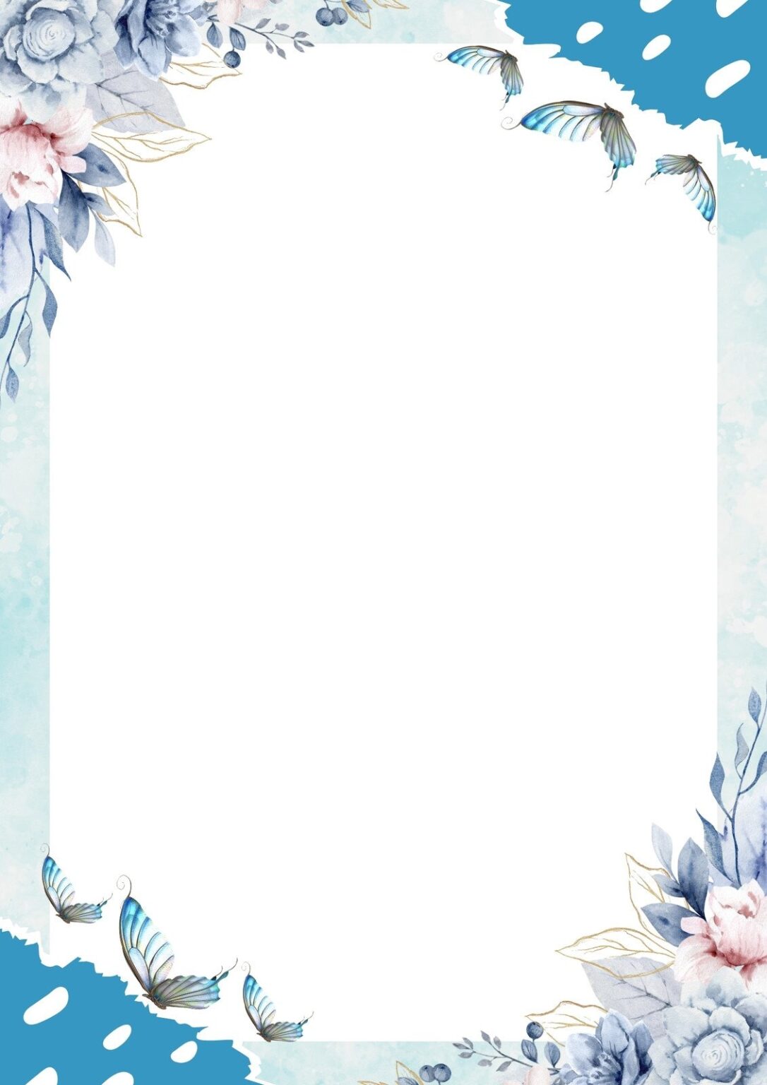 Free Printable Page Border Templates You Can Customize Canva - Fillable ...