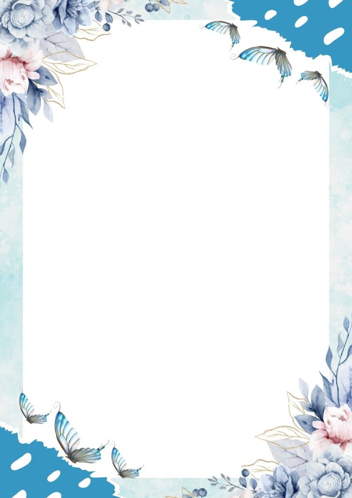 Free Printable Page Border Templates You Can Customize Canva - Fillable ...