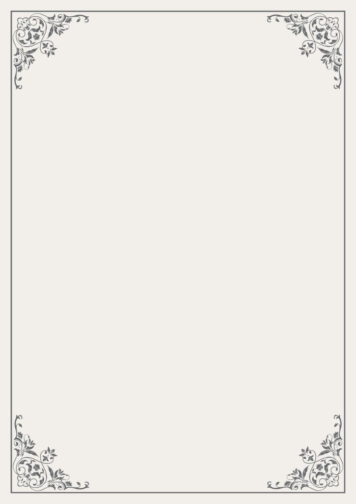 Free Printable Page Border Templates You Can Customize Canva - Fillable ...