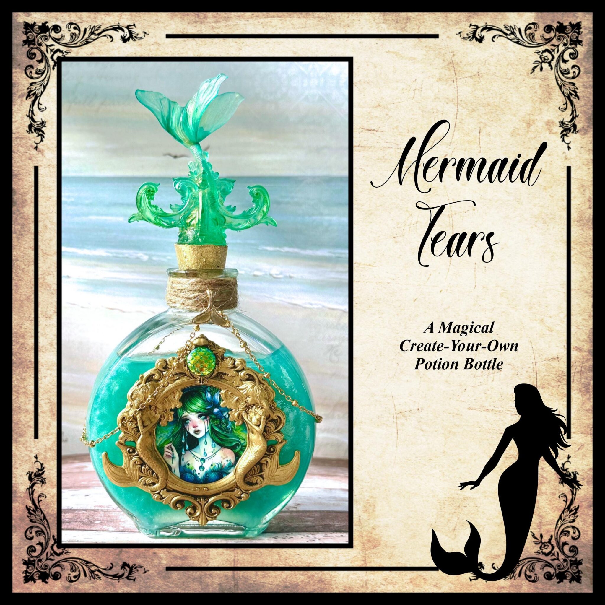 Mermaid Potion Labels Etsy - Fillable Form 2025