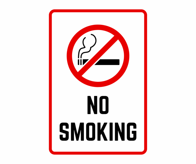 Free Printable No Smoking Signs - Fillable Form 2025