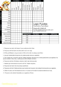 Printable Logic Puzzle Grid Blank Printable Crossword Puzzles ...