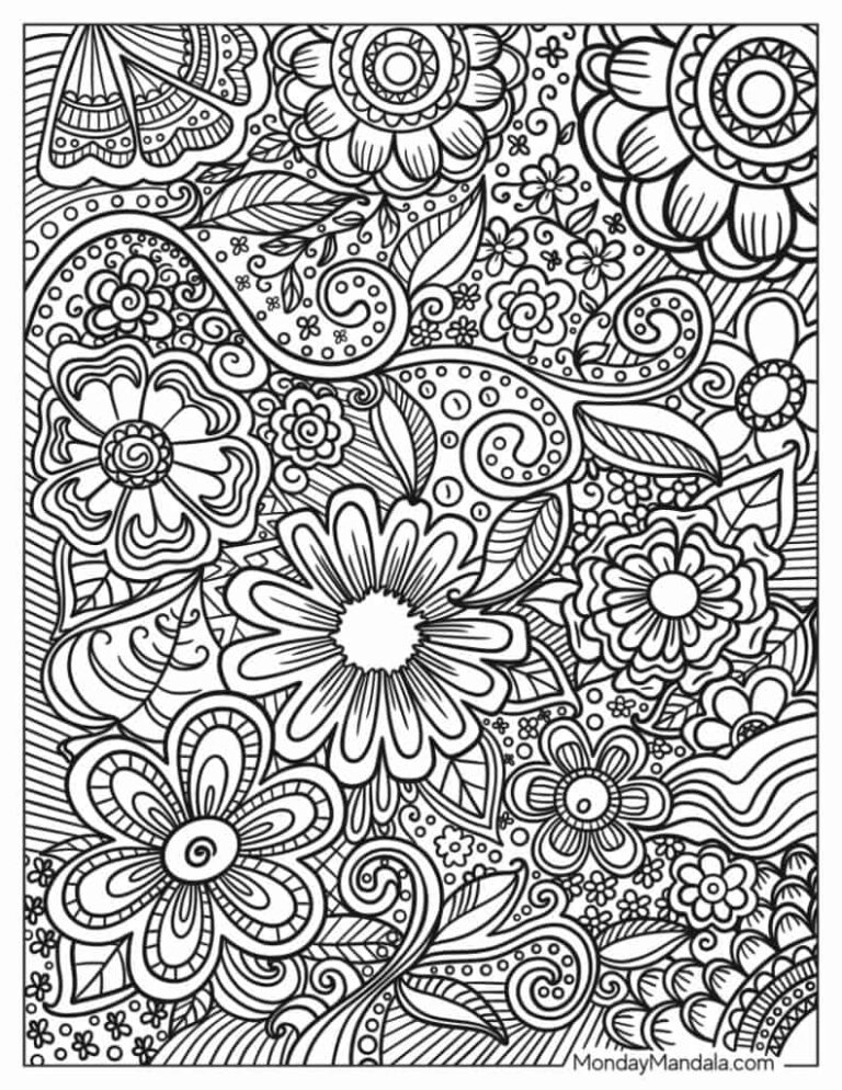 Zentangle Free Printable Coloring Pages For Kids Worksheets Library ...